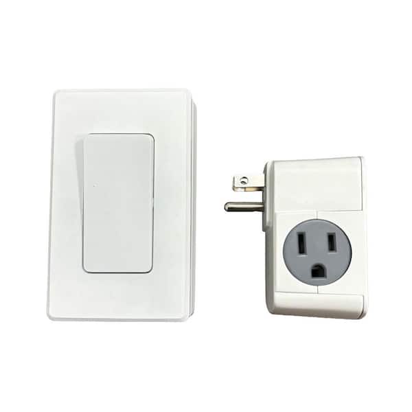 Commercial Electric 10 Amp On-Off Wireless Remote Control Rocker Light ...