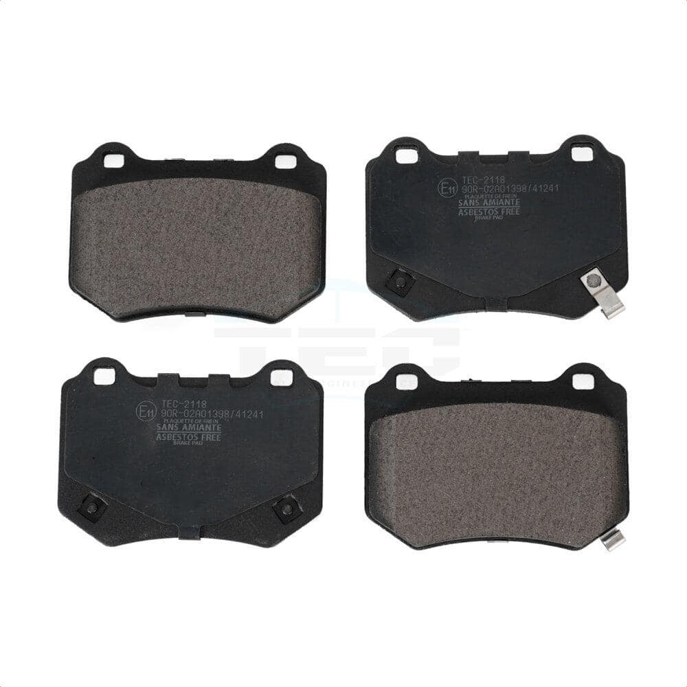 TEC Rear Ceramic Disc Brake Pads For 2018-2021 Subaru WRX STI TEC-2118 ...