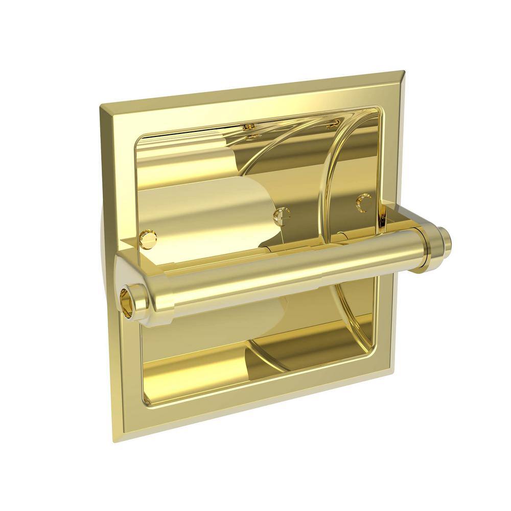 NEWPORT BRASS Seaport Recessed Toilet Paper Holder in Forever Brass 10 ...