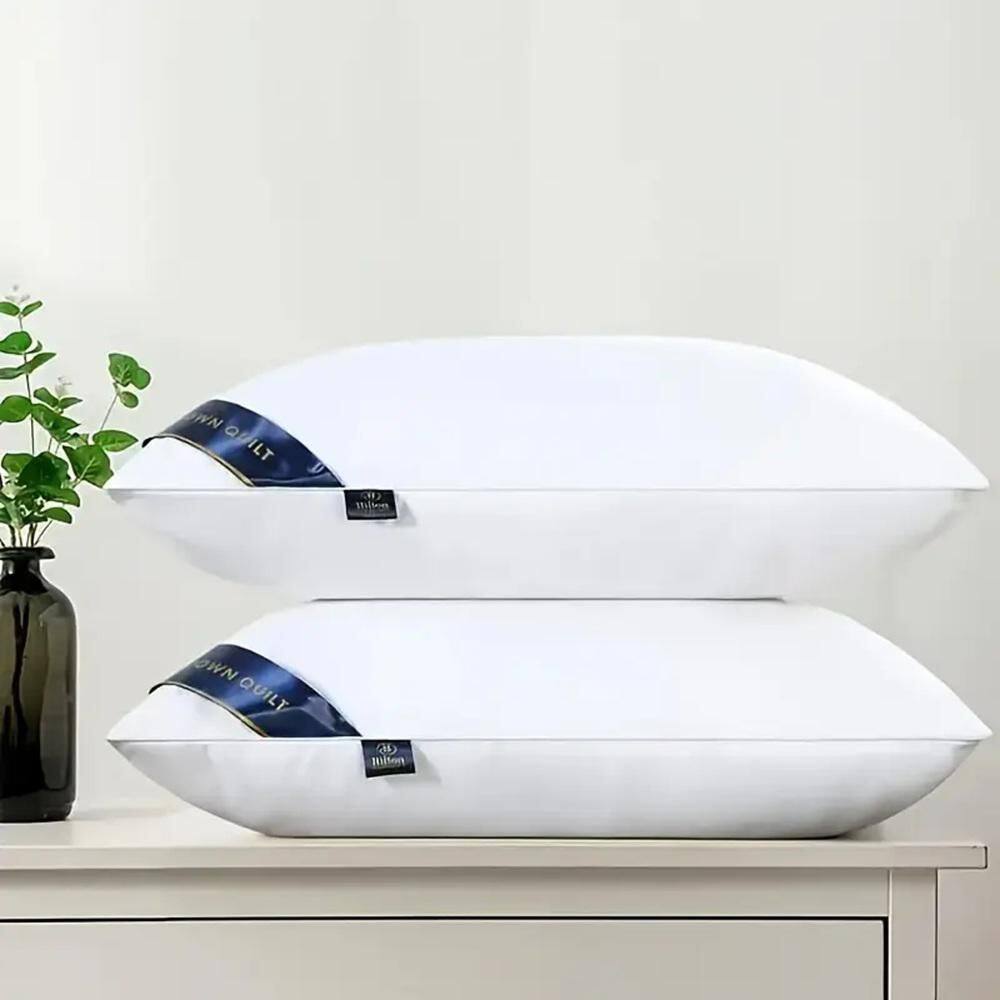 Wellco K Size Hotel Collection Bed Pillows for Sleeping, Super Soft ...