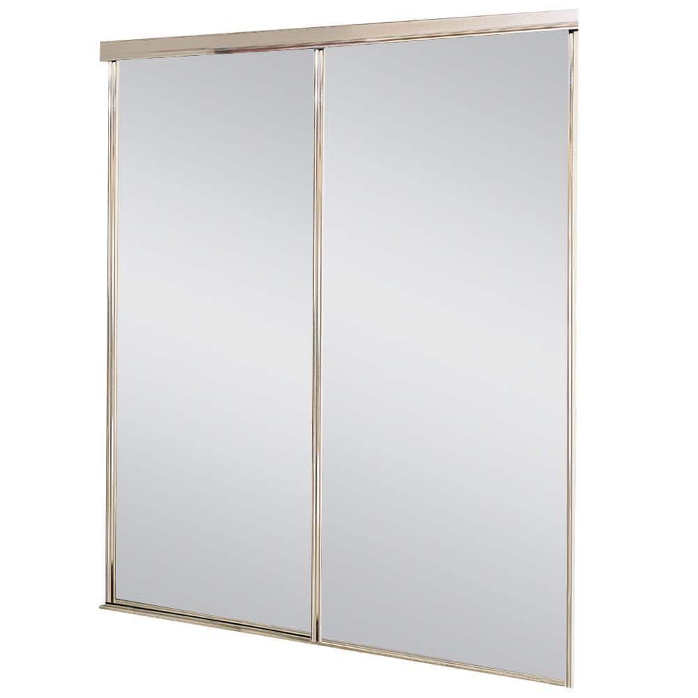 Contractors Wardrobe 60 in. x 80 in. Pacifica Satin Clear Aluminum ...