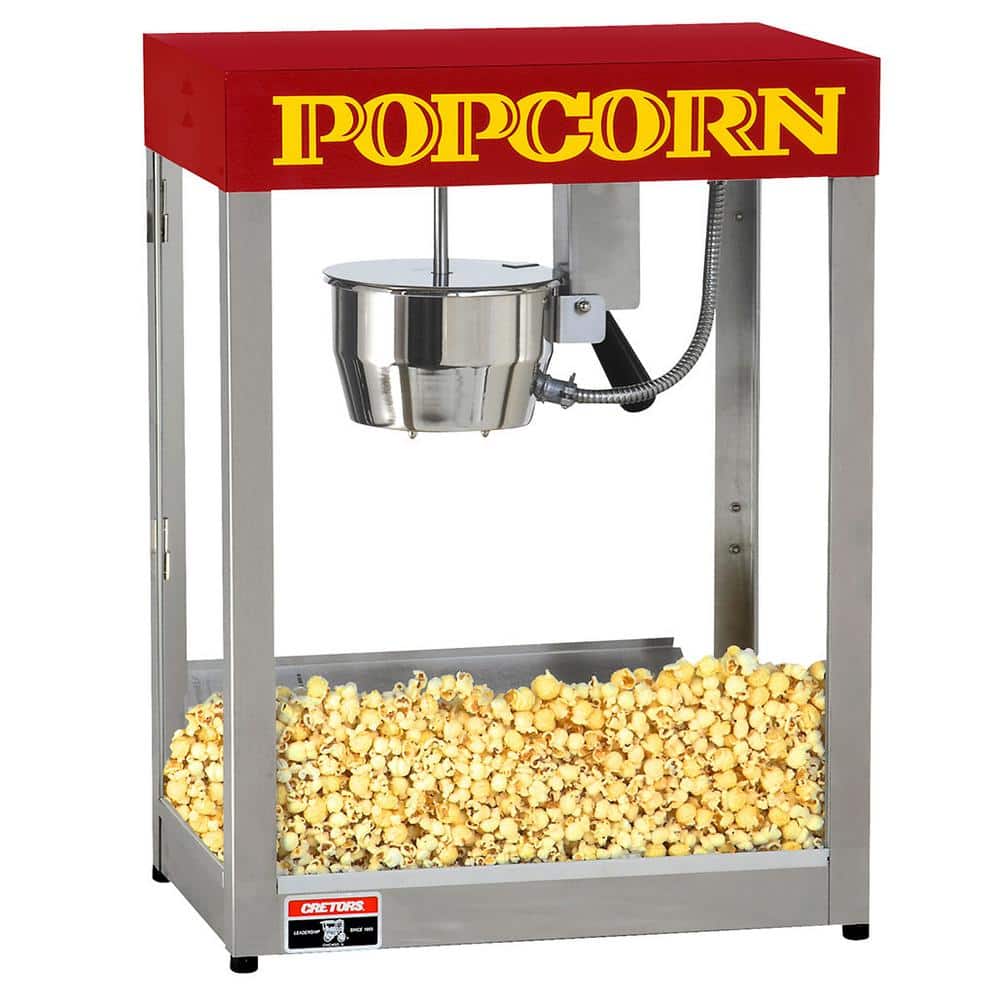 Cretors 6 oz. /8 oz. Goldrush: 1325-Watt 8 oz. Silver Hot Air Popcorn ...