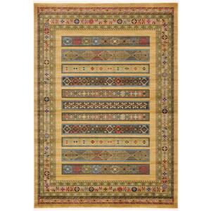 Unique Loom Fars Pasadena Tan 2' 7 x 10' 0 Runner Rug 3120352 - The ...