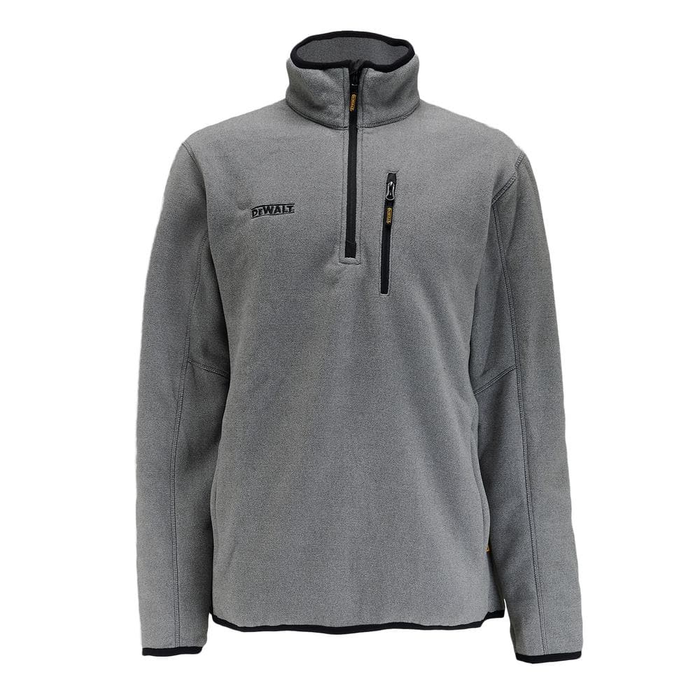 DEWALT Jonesboro Men's Medium Black Polyester Stretch 1/4-Zip Light ...