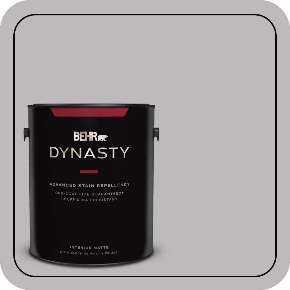 BEHR DYNASTY 1 gal. #PPU16-10 French Lilac Matte Interior Stain ...