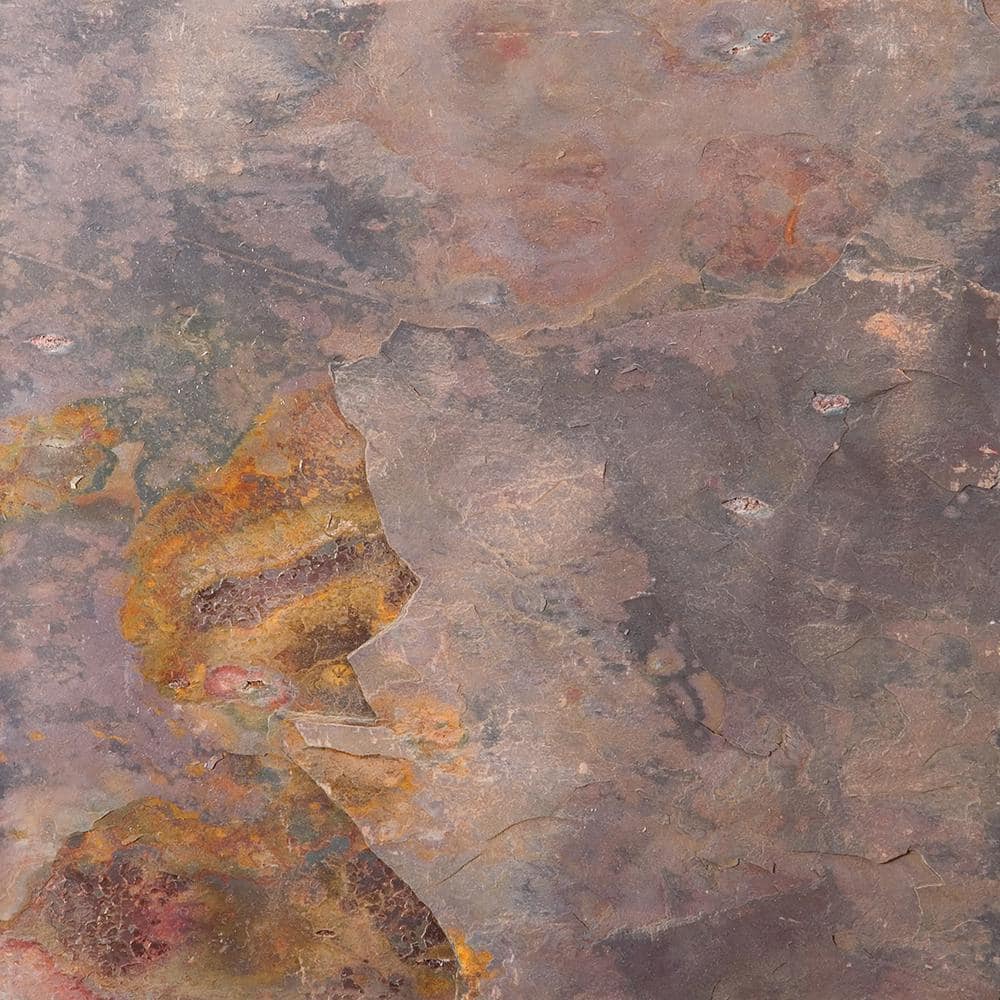 EMSER TILE Multirajah 11.89 in. x 11.89 in. Slate Floor and Wall Tile ...