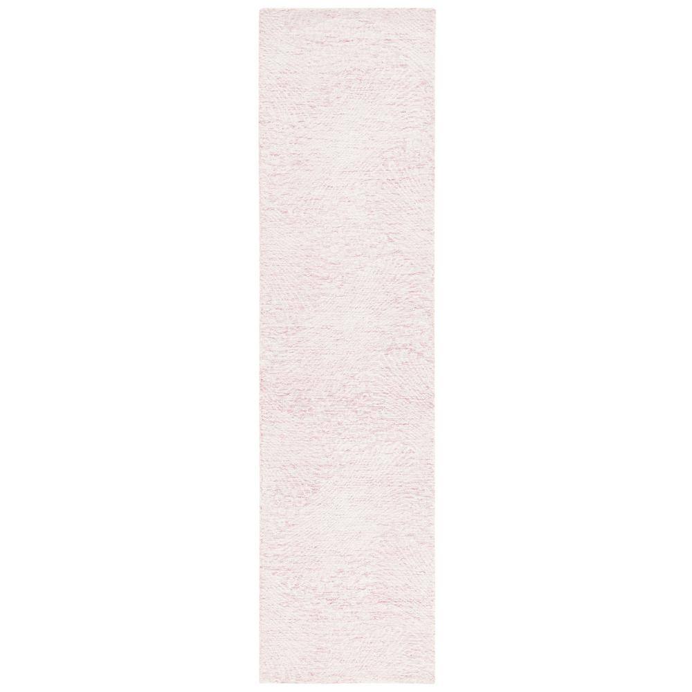 SAFAVIEH Ebony Pink/Ivory 2 ft. x 9 ft. Floral Runner Rug EBN105U-29 ...