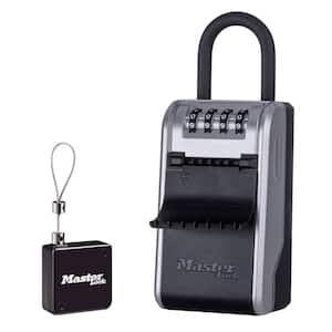 Master Lock Large Outdoor Lock Box with Combination Dial and Removable ...