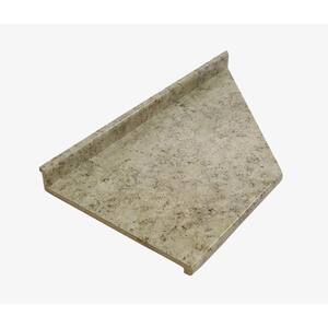 Hampton Bay 10 ft. Brown Laminate Countertop Kit Right Miter with ...