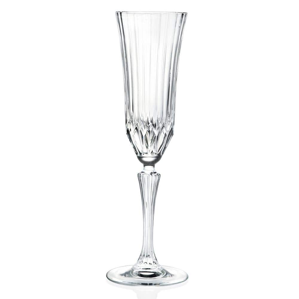 Lorren Home Trends RCR Adagio Crystal Champagne Glass (Set of 6) 259480 ...