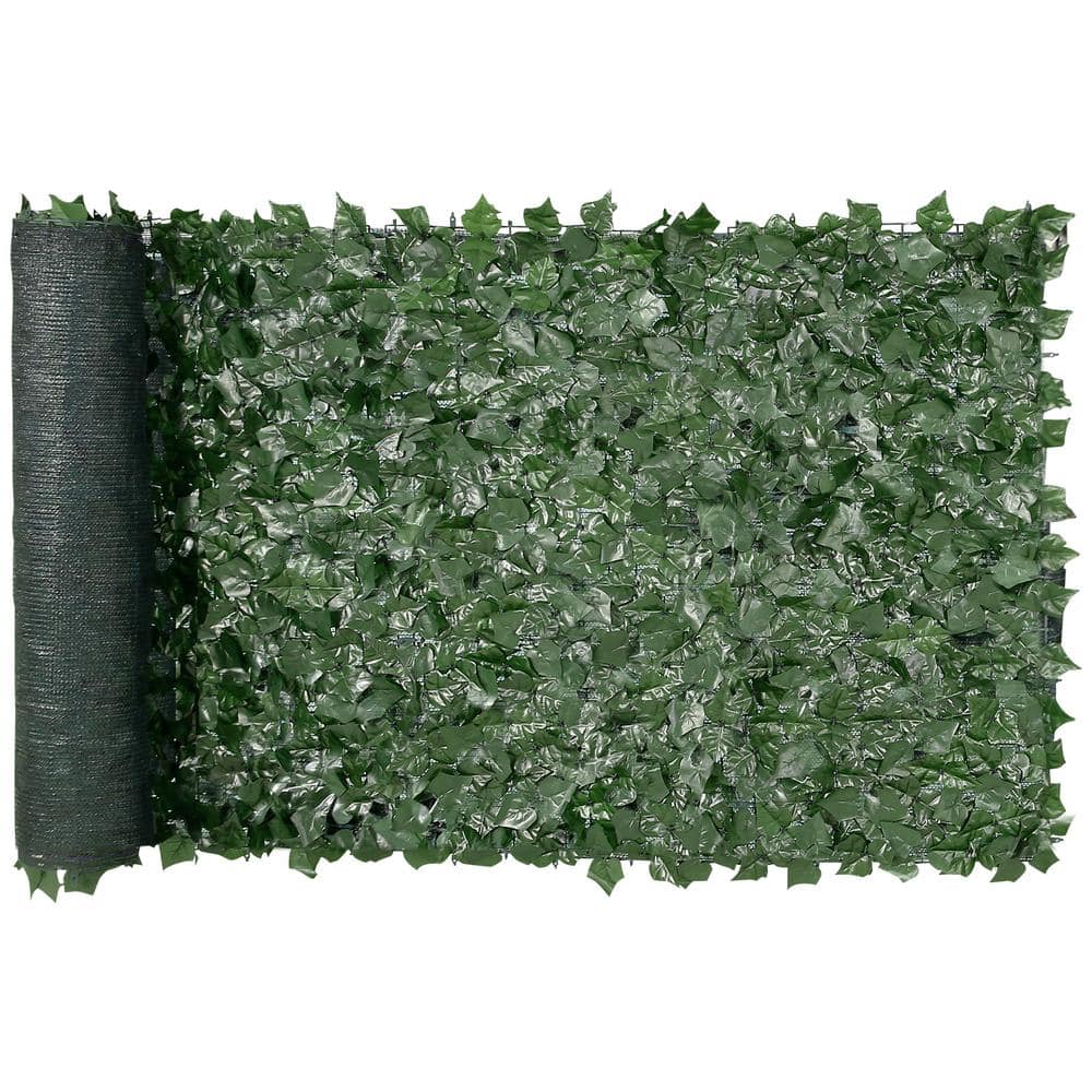 SVOPES 39 in. x 98 in. Artificial Green Wall Screen, Reinforced Mesh ...