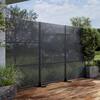 Dovelina 72 in. Cedric Metal Outdoor Garden Fence Privacy Screen Garden ...