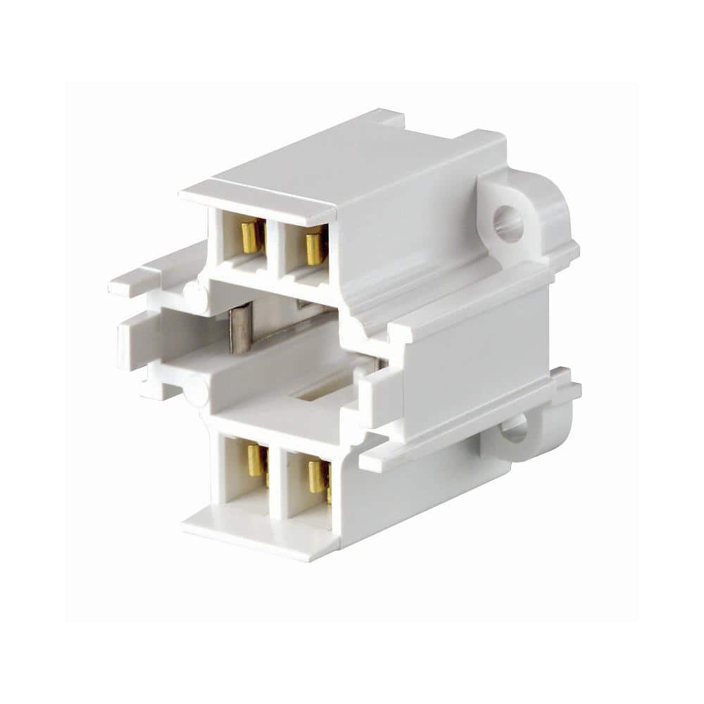 Leviton 75W GX24q-3 Lamp Base 26W 4-Pin Screw-Down Compact Fluorescent ...