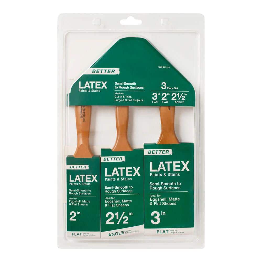 PRIVATE BRAND UNBRANDED Better 2 in. 3 in. and 2.5 in. Angled/Flat ...