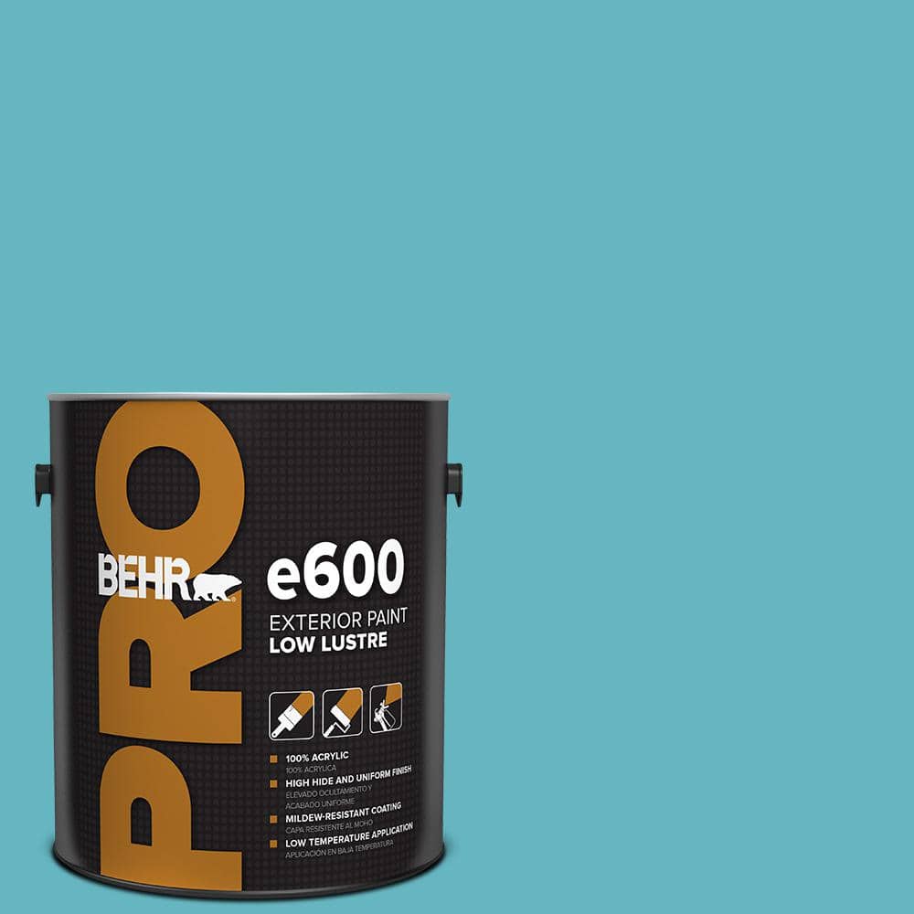 BEHR PRO 1 gal. #520D-5 Tropical Tide Low Luster Exterior Paint PR62301 ...