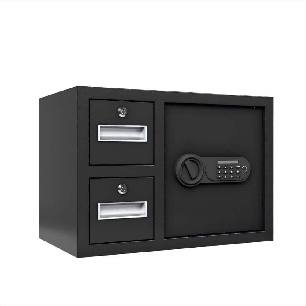 WRIGHTMASTER 2 cu. ft. Steel Fire-Resistant Floor Safe with Electronic ...
