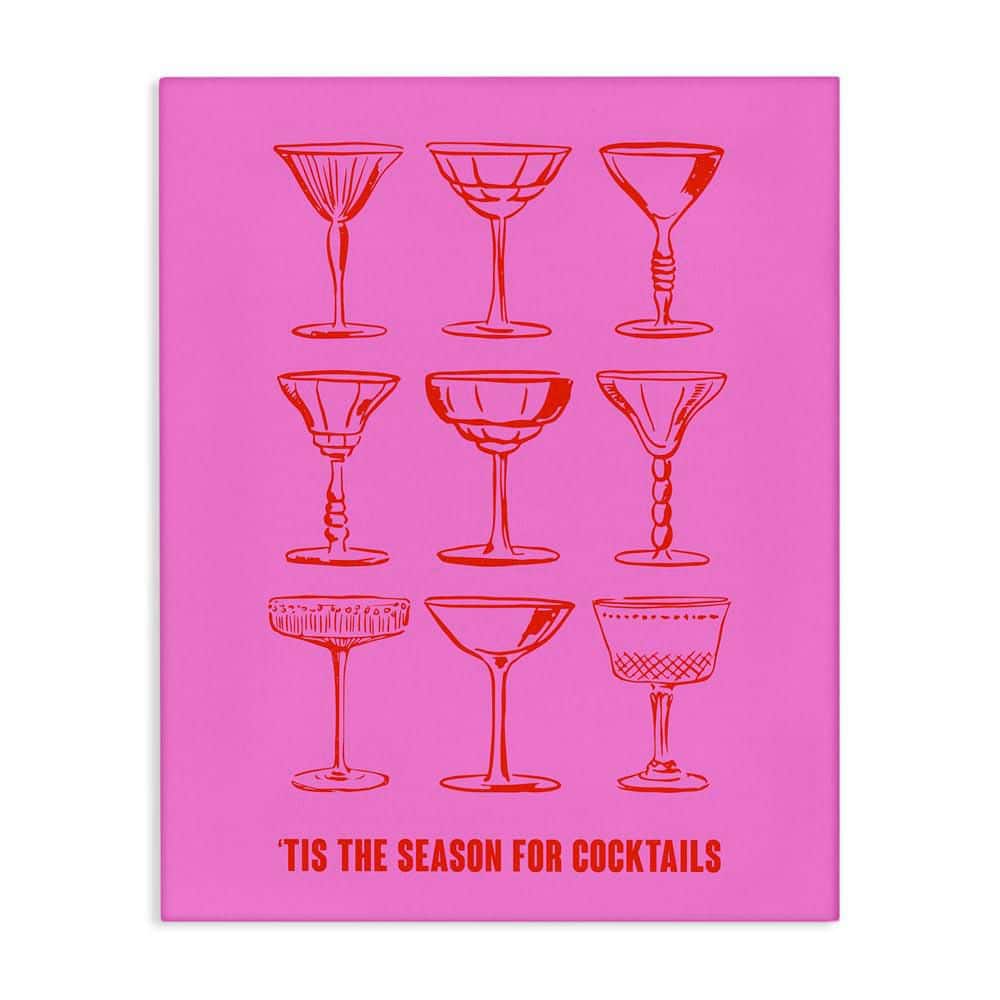 Stupell Industries Season For Cocktails by House of Lulu Unframed ...