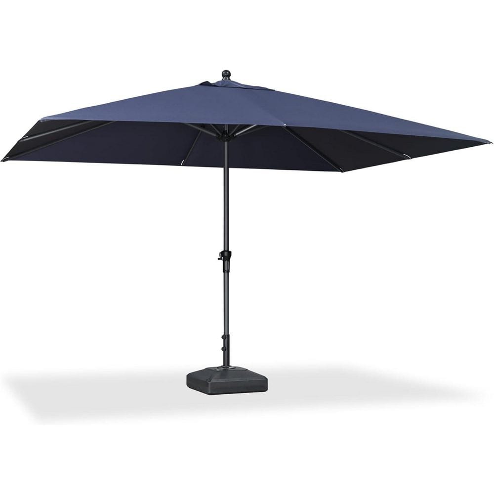 PURPLE LEAF 10 ft. Square Patio Umbrella Outdoor Table Umbrella ...