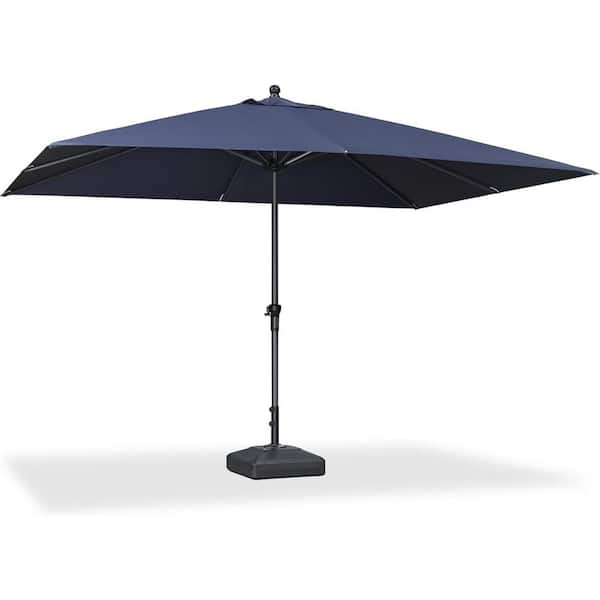 PURPLE LEAF 10 ft. Square Patio Umbrella Outdoor Table Umbrella ...