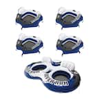 Bestway Rapid Rider 53 in. Inflatable Raft Pool Tube with Handles/Cup ...