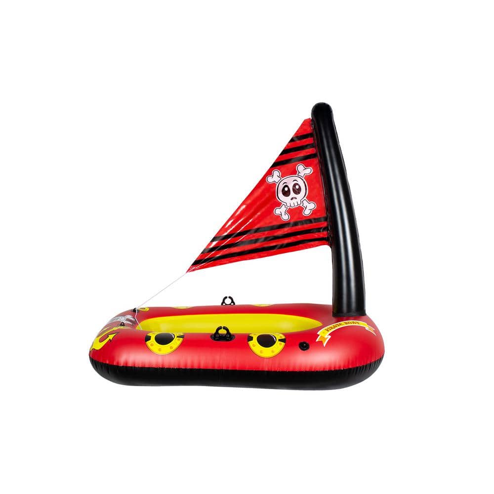Poolmaster Pirate Boat Swimming Pool Float 87308 - The Home Depot