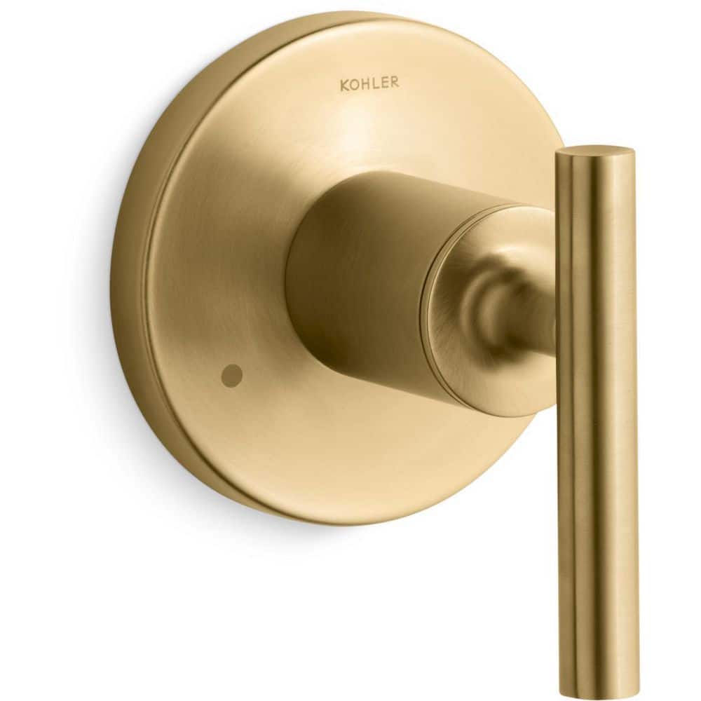 KOHLER Purist 1-Handle Valve Handle in Vibrant Brushed Moderne Brass ...