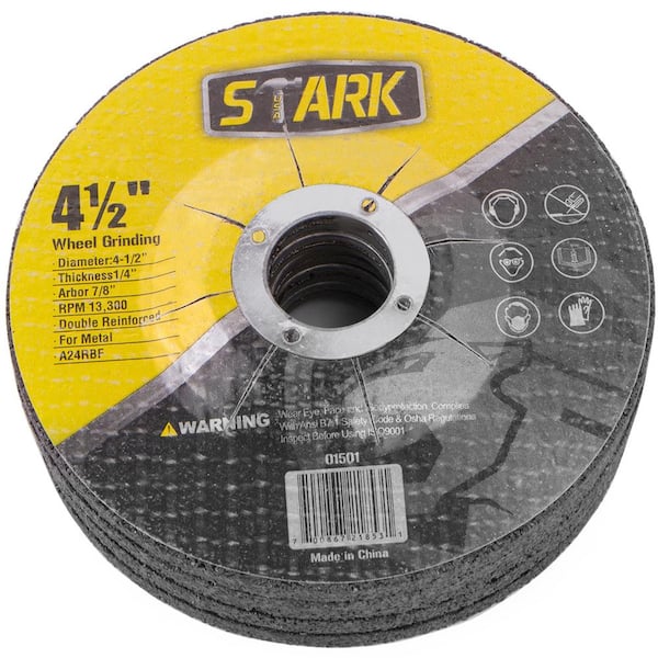 STARK USA Metal Grinding Wheels for Grinders (5-Set) 01501-H2 - The ...