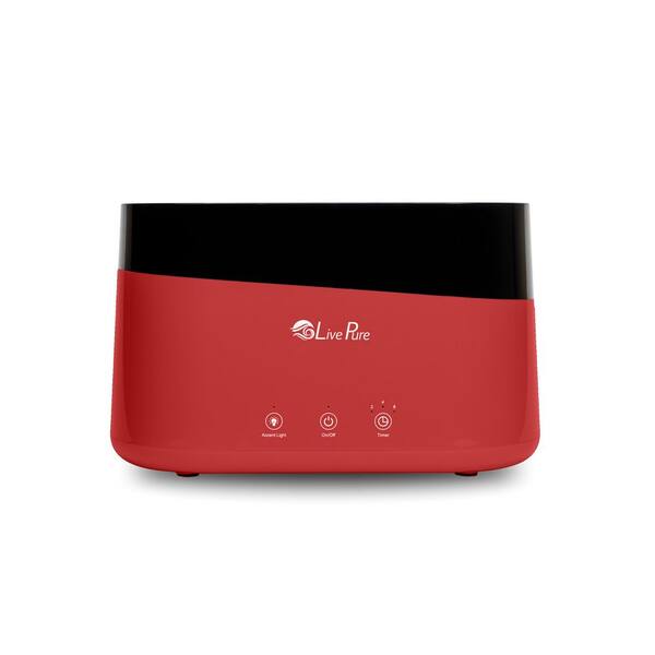 LivePure AquaFlame Ultrasonic. 19 Gal Humidifier-Red LP300HUM-RED - The ...