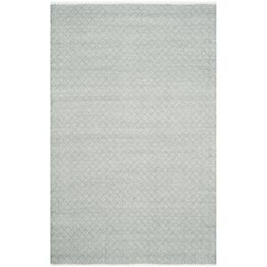 SAFAVIEH Boston Gray 2 ft. x 11 ft. Solid Gradient Geometric Runner Rug ...