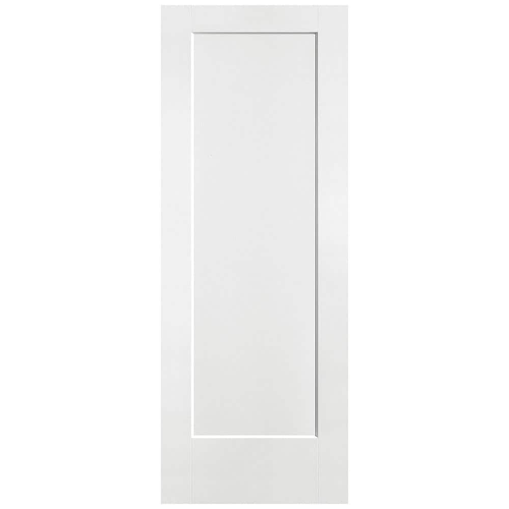 Masonite 30 in. x 80 in. 1-Panel Lincoln Park Single Bore Solid Core ...
