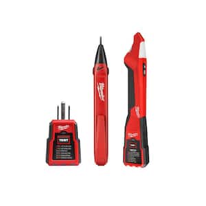 Milwaukee Non-Contact Voltage and GFCI Receptacle Premium Test Kit 2226 ...