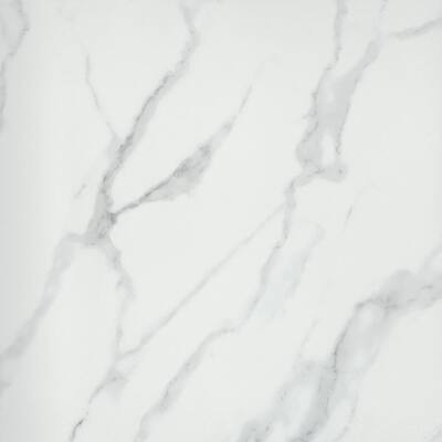 EMSER TILE Contessa Oro 23.43 in. x 23.43 in. Polished Marble Look ...