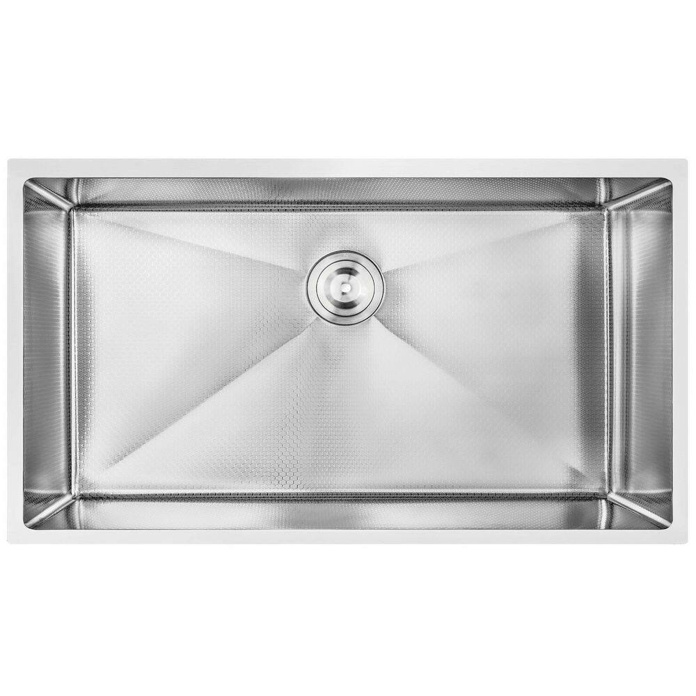 Golden Vantage HEX 32 in. Undermount Single Bowl Stainless Steel ...