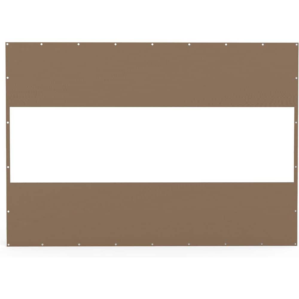 Wildaven 7 ft. x 10 ft. Waterproof PVC Privacy Screen in Brown LKHR ...