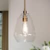 Uolfin Modern Kitchen Island Bell Pendant Light 1-Light Plating Brass ...