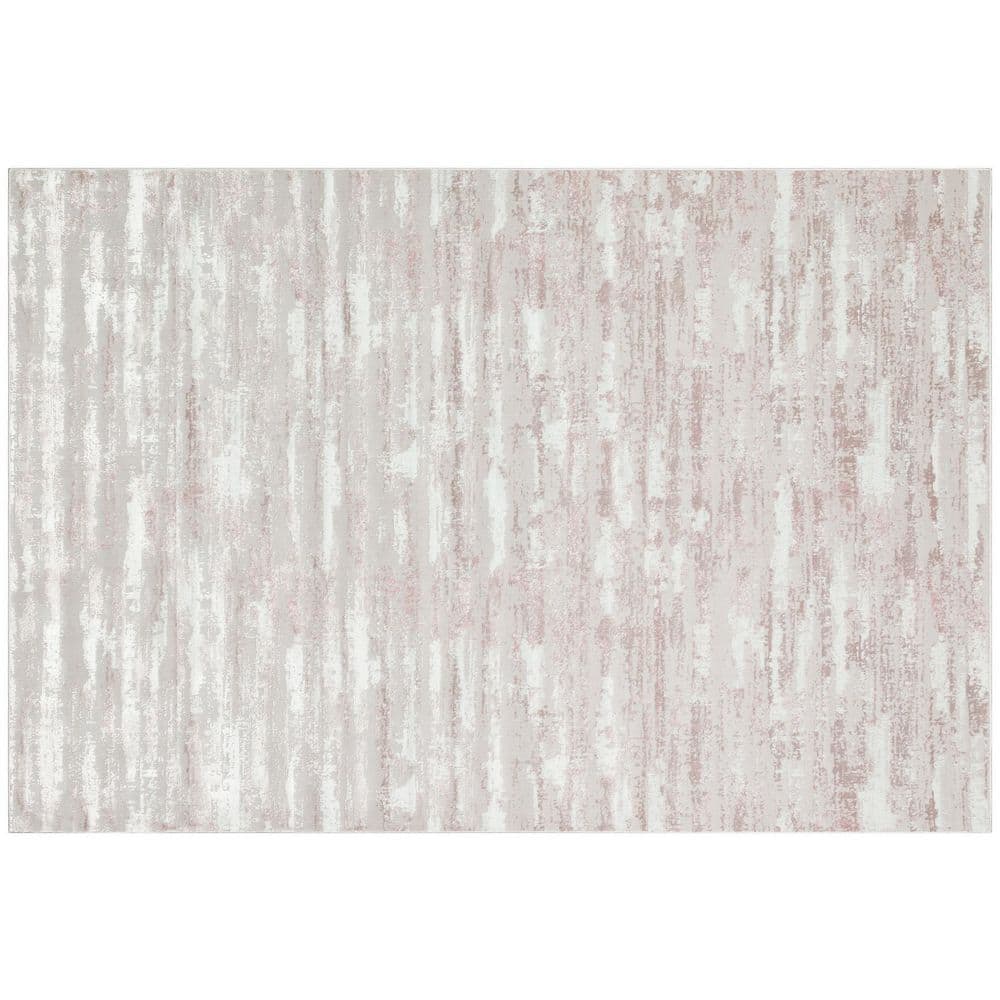 Amazing Rugs Milano Home Pink 8 ft. x 11 ft. Woven Area Rug MILPK211 ...