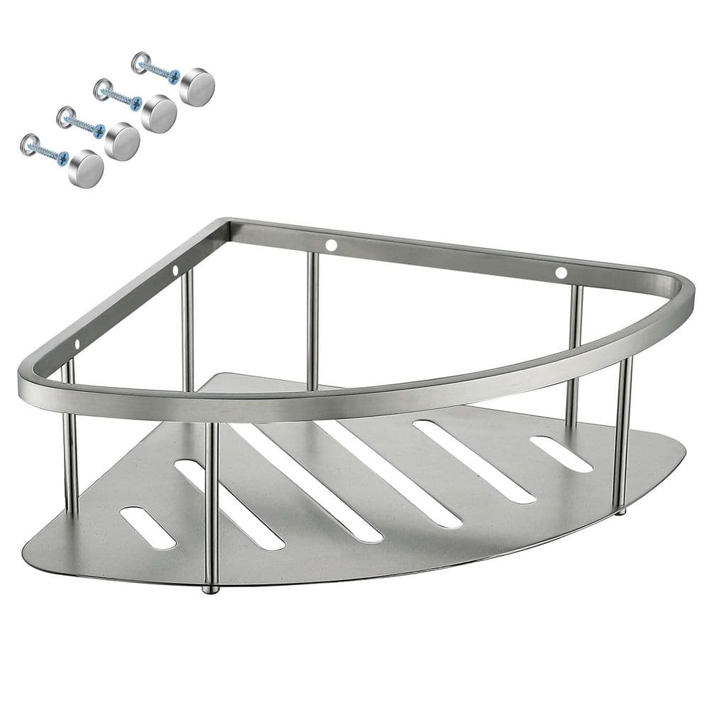 ruiling 304 Stainless Steel Wall Mounted Corner Shower Caddy Corner ...