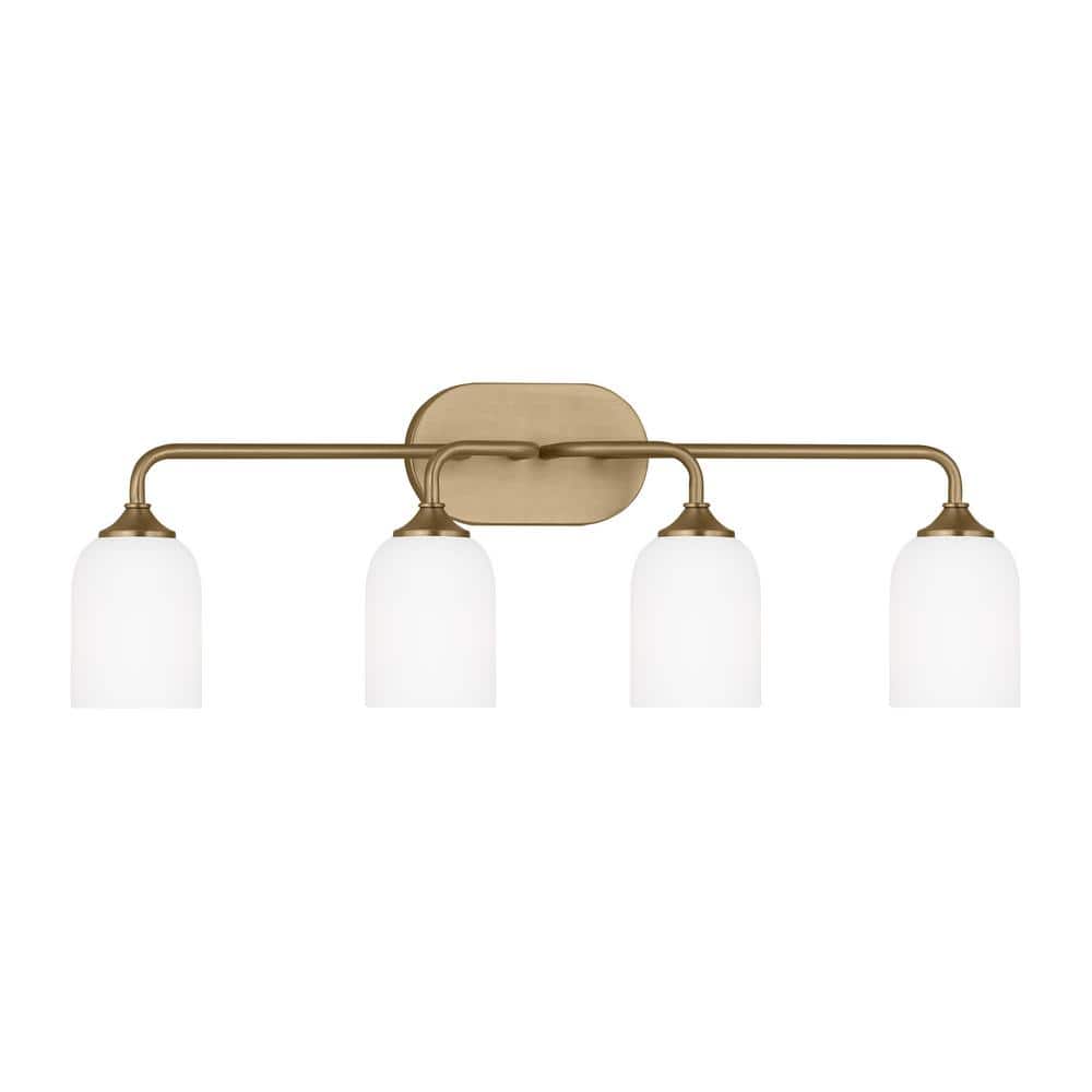Generation Lighting Emile Extra-Large 31 in. 4-Light Satin Bronze ...
