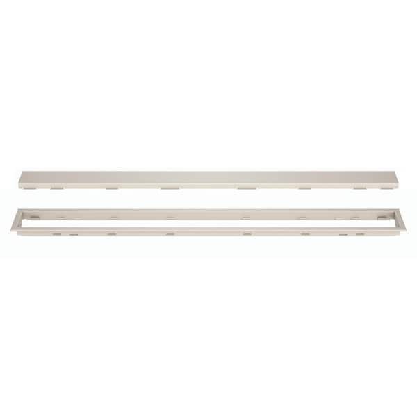 Schluter Kerdi-Line Cream 35-7/16 in. Solid Linear Drain Grate Assembly ...