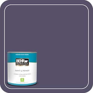 BEHR ULTRA 1 gal. #650F-7 Violet Eclipse Extra Durable Flat Interior ...