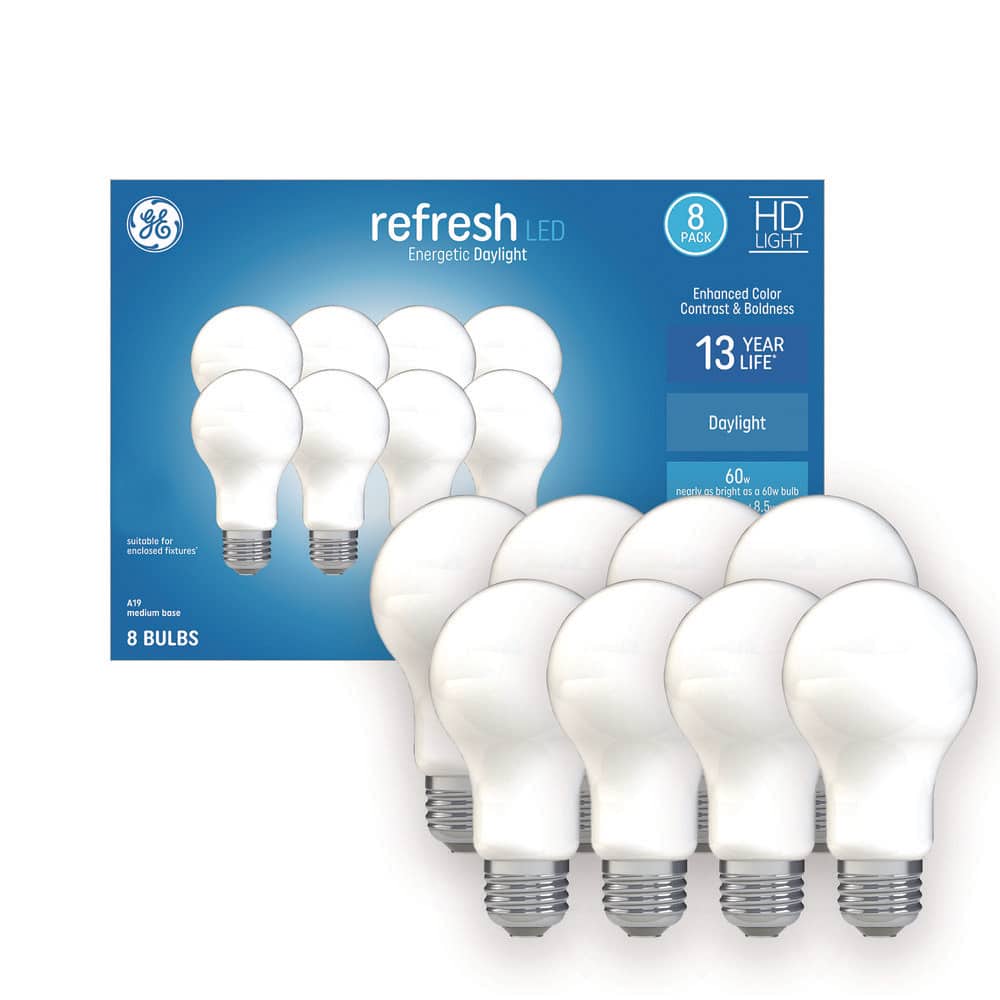 GE 60 Watt Replacement, A19 A-Style General Purpose LED Light bulb ...