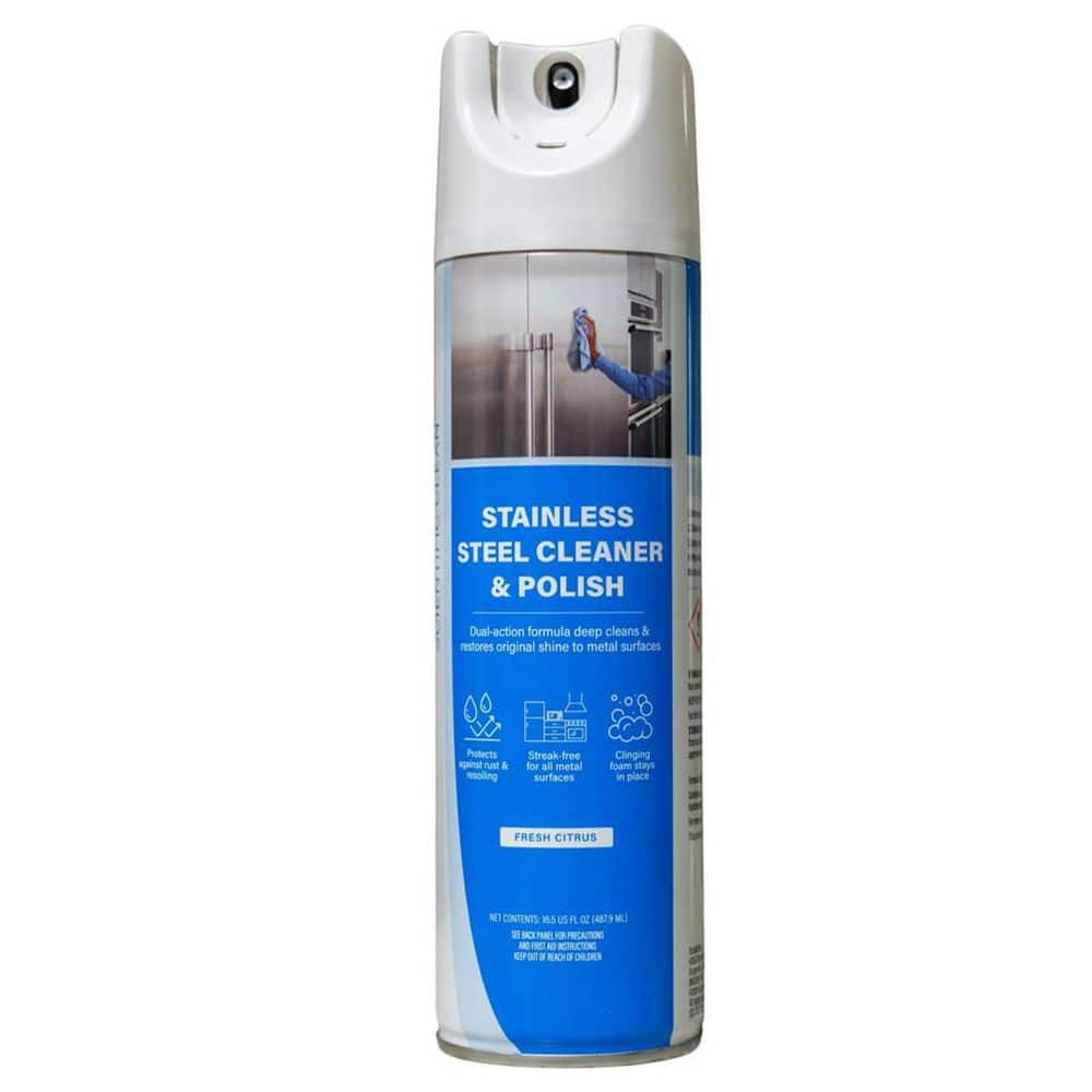 ECOLAB 16.5 oz. Aerosol Spray Stainless Steel Cleaner and Polish ...