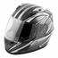 Raider Octane X-Large Black/Silver Full Face Motorcycle Helmet 55-568S ...
