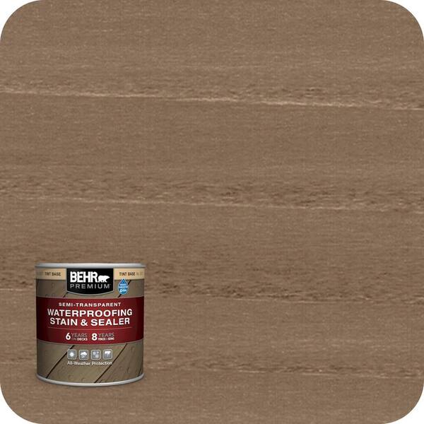 Reviews for BEHR PREMIUM 8 oz. #ST-249 Coastal Gray Semi-Transparent ...