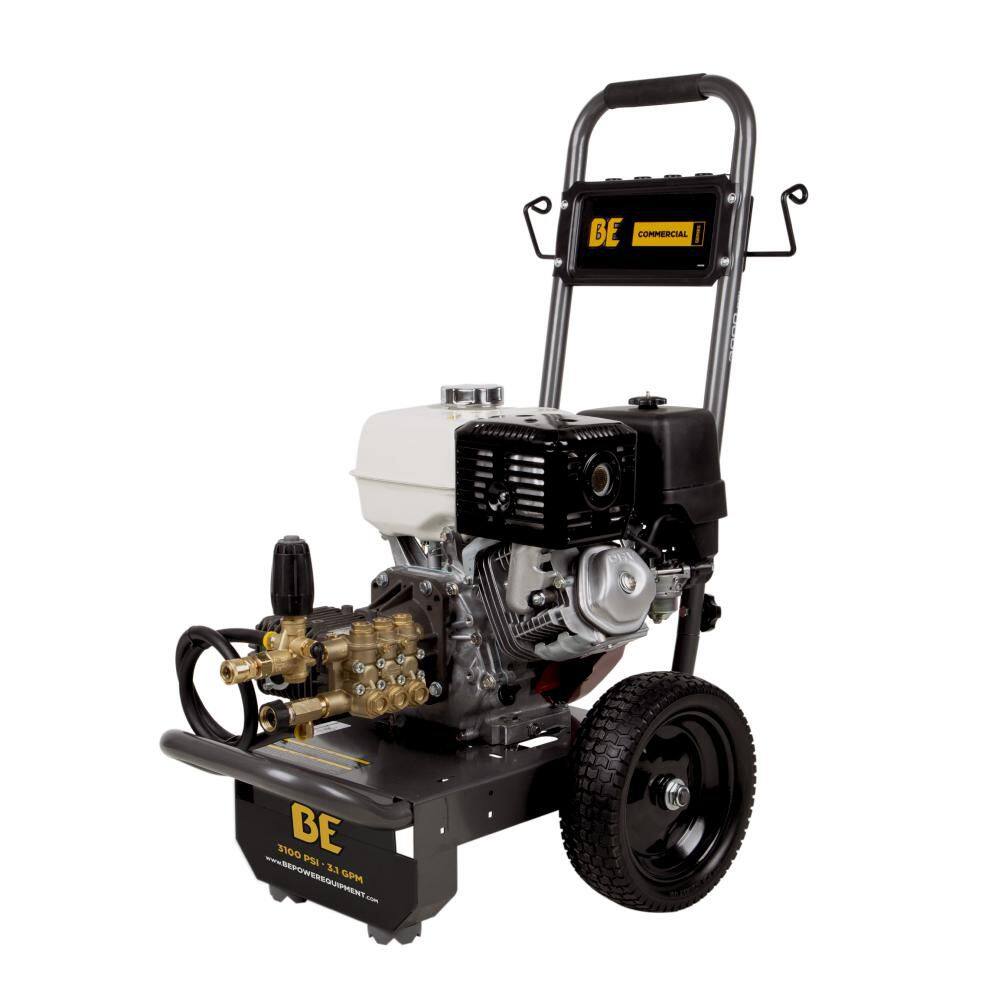 BE POWER EQUIPMENT 3200 PSI 5.2 GPM Cold Water Gas Pressure Washer ...