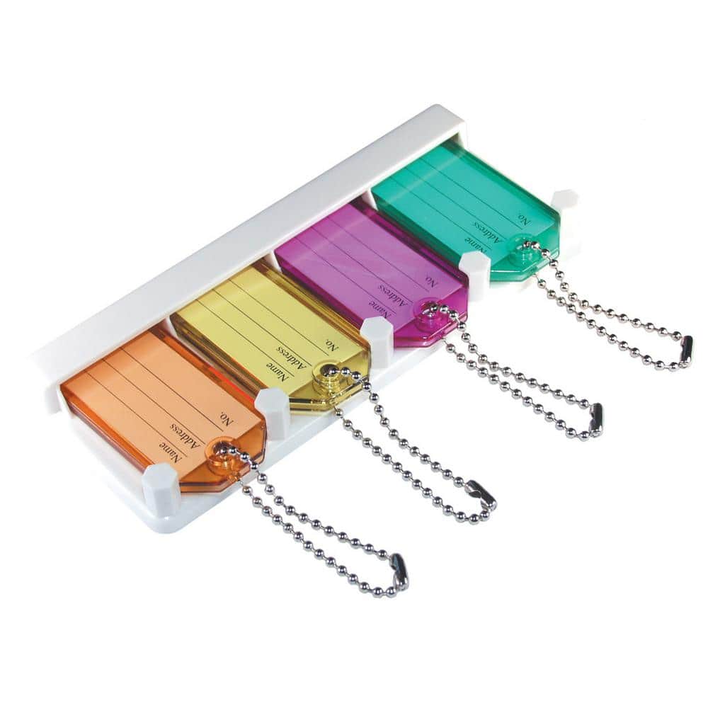 Hillman Key ID Tags and Organizer (4-Pack) 701277 - The Home Depot