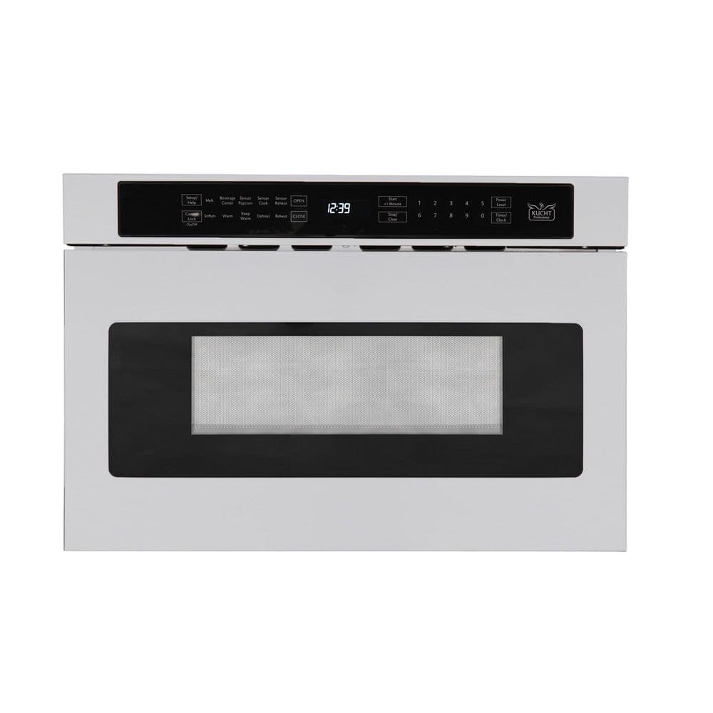 Kucht 24 in. 1.2 cu. ft. Built-In Microwave Drawer in Stainless Steel ...