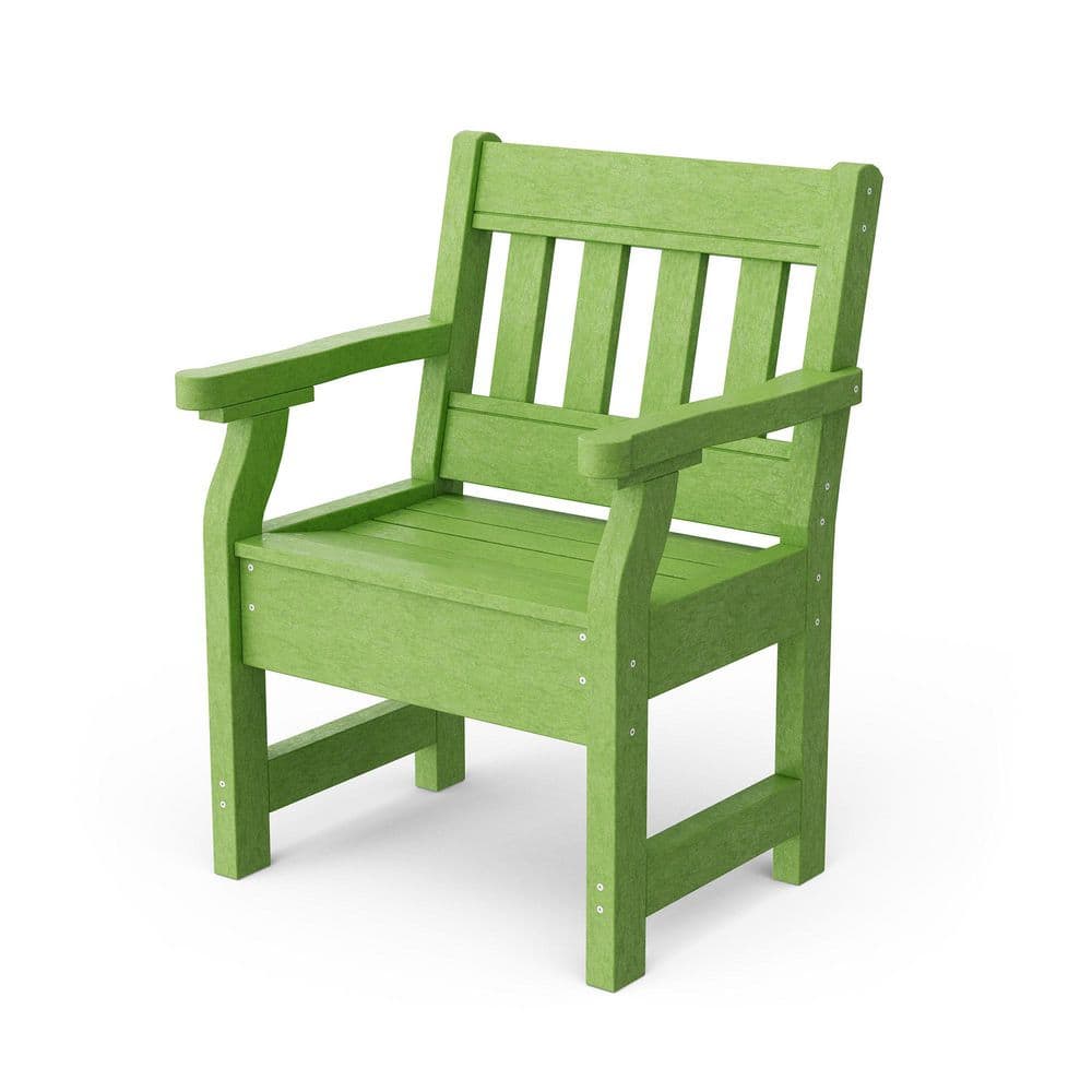 Wildridge Heritage Lime Green HDPE Plastic Outdoor Garden Chair LCC-123 ...