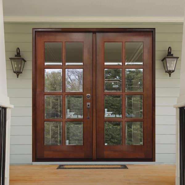 Exterior Wooden Double Doors