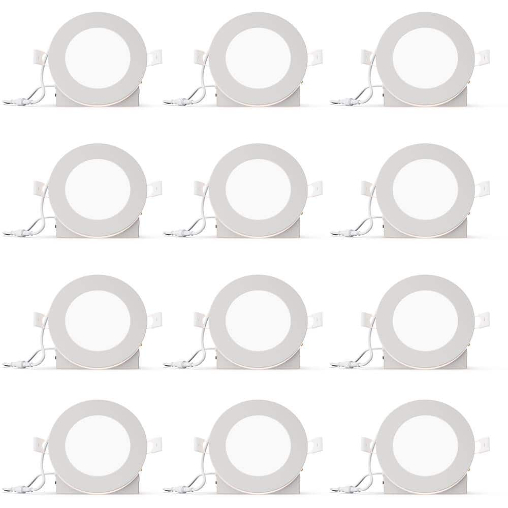 InfiBrite 4 in. Slim Recessed LED with Night Light 5CCT Selectable ...